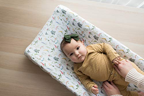 Premium Knit Diaper Changing Pad Cover"Aspen" by Copper Pearl