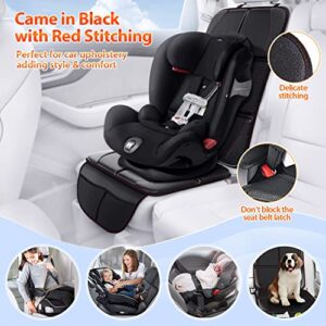 Gimars 2 Packs XL 5-Layer EPE Padding Car Seat Protector for Child Seat, Waterproof 600D Fabric with Nonslip Backing,Storage Pockets SUV, Sedan, Truck, Leather Seats