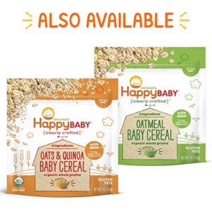 Happy Baby Organics Stage 2 Baby Food Pouches, Gluten Free, Vegan & Healthy Snack, Clearly Crafted Fruit & Veggie Puree, Fruit & Veggie Variety Pack, 4 Ounces (Pack of 16)