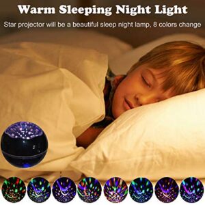 Night Light for Kids Star Projector Fun Gift for Children boy Girl Men Women Baby Sleeping Lamp Projector for Toddlers Bedroom Chirstmas Xmax Birthday Gifts for Kids Toddler Toys