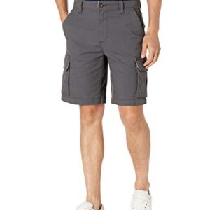 Amazon Essentials Men's 10” Lightweight Ripstop Stretch Cargo Short, Dark Grey, 32