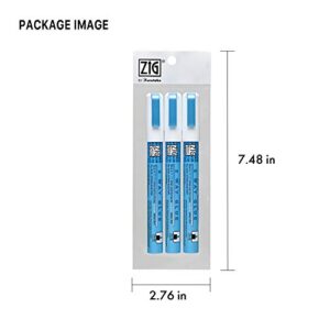 Kuretake Zig 2 Way Glue, 2mm Fine Tip 3 pcs Set, AP-Certified, Adhesive for Kids, Artists, Crafters, Family, Perfect for Scrapbooking, Craft, Card Making, Foil Calligraphy, Made in Japan