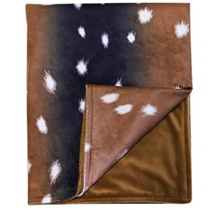 deer skin swaddle blanket decor brown fur baby newborn blanket blanket used for daily kids blanket,new born baby gifts