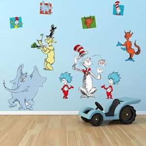 runtoo educational wall decals kids cat reading room