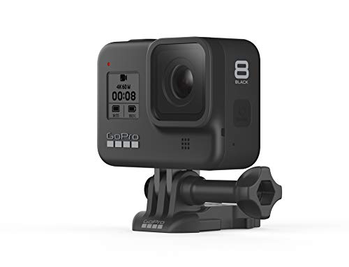 GoPro HERO8 Black - Waterproof Action Camera with Touch Screen 4K Ultra HD Video 12MP Photos 1080p Live Streaming Stabilization (International Model)