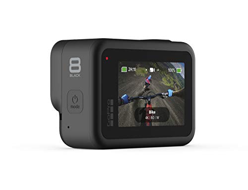 GoPro HERO8 Black - Waterproof Action Camera with Touch Screen 4K Ultra HD Video 12MP Photos 1080p Live Streaming Stabilization (International Model)