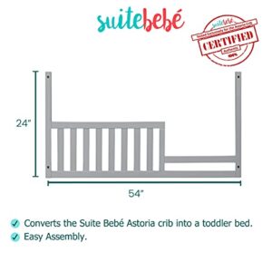 Suite Bebe Astoria Toddler Guard Rail, Grey