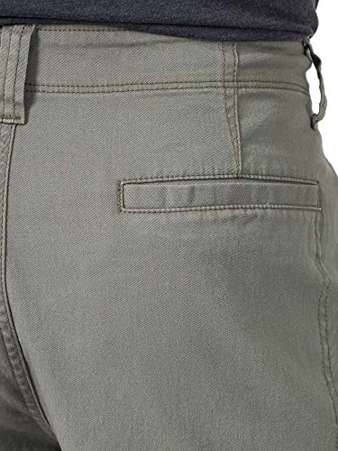 Wrangler Authentics Men's Classic Cargo Stretch Short, Dusty Olive, 36