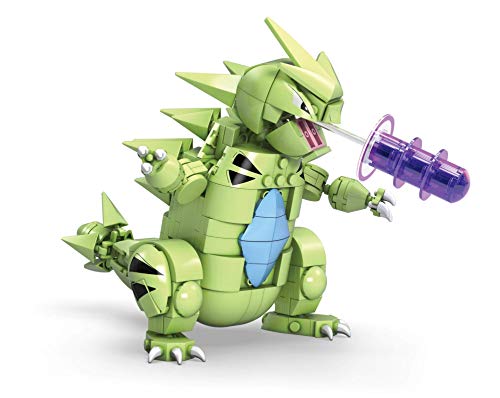 ​MEGA Pokémon Tyranitar building set with 396 compatible bricks and pieces, toy gift set