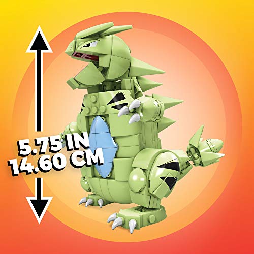 ​MEGA Pokémon Tyranitar building set with 396 compatible bricks and pieces, toy gift set