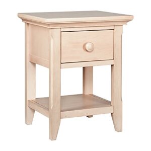 Baby Cache Overland 1 Drawer Nightstand, Sandstone Brown