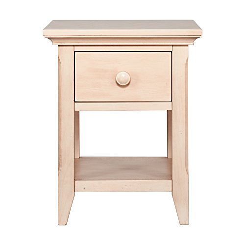 Baby Cache Overland 1 Drawer Nightstand, Sandstone Brown