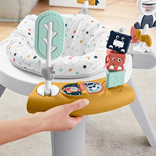 Fisher-Price Baby to Toddler Toy 3-in-1 Spin & Sort Activity Center and Play Table with 10+ Activities, Happy Dots (Amazon Exclusive)