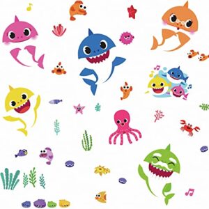 RoomMates RMK4303SCS Baby Shark Peel and Stick Wall Decals