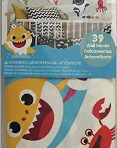 RoomMates RMK4303SCS Baby Shark Peel and Stick Wall Decals