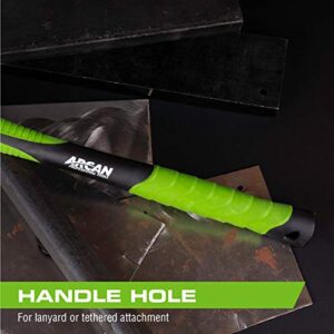 Arcan 500 GM/16 OZ Ball Peen Hammer 297MM 5G Fiberglass Handle with Rubber Grips and Drop Forged Heads (AH16BP)