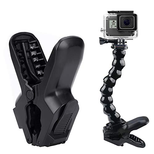 Camera Clamp,Portable Multifunctional U-Clip Strong Clip Jaws Large Tension Fixed Clamp Arm Mount Bracket Photography Accessory for Gopro Action Camera