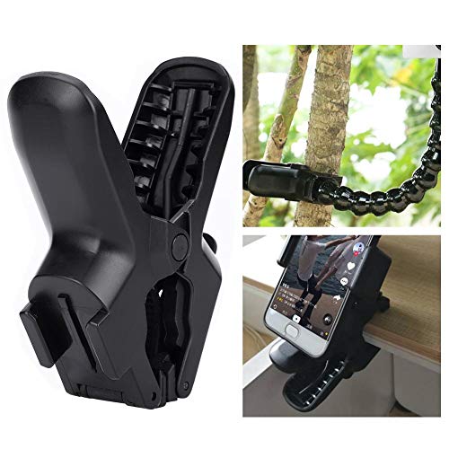 Camera Clamp,Portable Multifunctional U-Clip Strong Clip Jaws Large Tension Fixed Clamp Arm Mount Bracket Photography Accessory for Gopro Action Camera