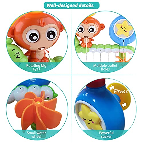 Bath Toys for Toddlers 1-3 Age 1 2 3 4 Year Old Boys Girls Toddler Bath Tub Toys for Kids Baby Infant Water Bath Tub Toys