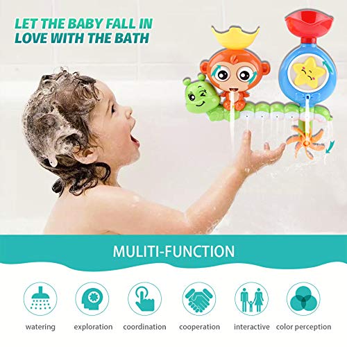 Bath Toys for Toddlers 1-3 Age 1 2 3 4 Year Old Boys Girls Toddler Bath Tub Toys for Kids Baby Infant Water Bath Tub Toys