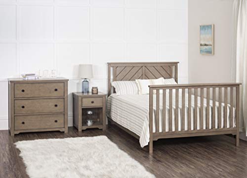 Forever Eclectic Hampton Flat-Top 4-in-1 Convertible Baby Crib