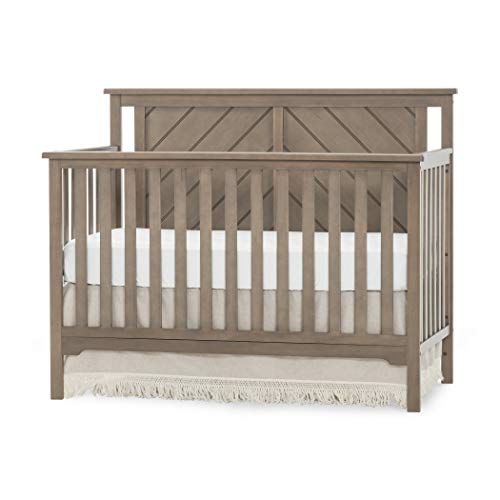 Forever Eclectic Hampton Flat-Top 4-in-1 Convertible Baby Crib