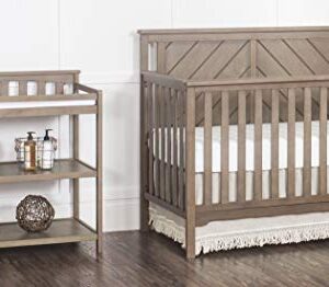 Forever Eclectic Hampton Flat-Top 4-in-1 Convertible Baby Crib