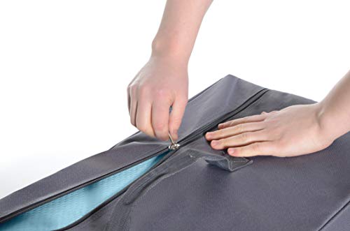 Milliard Carry Case for Blue Toddler Tri Fold Nap Mat (24 Inches x 19 Inches x 9 Inches) Does Not Include The Mattress