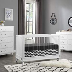 Oxford Baby Holland Modern 3-in-1 Convertible Island Crib, White, GreenGuard Gold Certified