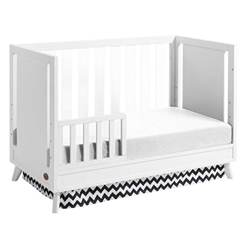 Oxford Baby Holland Modern 3-in-1 Convertible Island Crib, White, GreenGuard Gold Certified