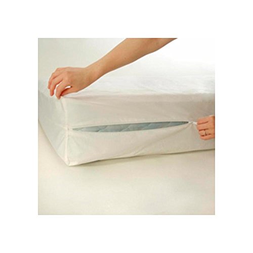 Deluxe Vinyl Zippered Crib Mattress Cover Full Encasement 28" x 52" Standard Size Waterproof