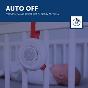 Zazu Suzy The Baby Shusher - Toddler Sleep Aid & Baby Soother | 7 Soothing Melodies Including Heartbeat and White Noise | On-The-Go Sound Machine with Cry Sensor | Variable Volume | Auto Off