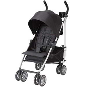 safety 1st step lite compact stroller, lightweight aluminum frame and a breeze to carry, at only 15 lbs, back to black