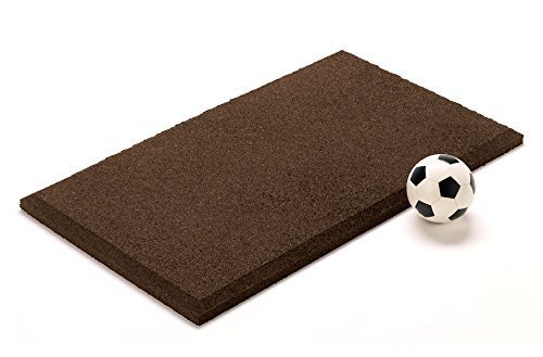 IncStores 2 1/4 Inch Thick Outdoor Playground Mat | Extra Thick Rubber Mat for Grip and Safety Around Backyard Swings, Slides, and Jungle Gyms | 32" x 54", Earth