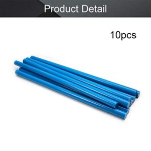 Othmro 10Pcs Hot Glue Sticks 9.8" Length 0.43" Dia Glue Sticks Bulk, Hot Glue Gun Refill Sticks, Hot Melt Adhesive Glue Stick All-Purpose Dual Temp Glue Sticks (Blue)