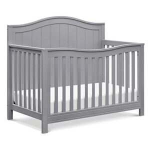 davinci aspen 4-in-1 convertible crib in grey, greenguard gold certified