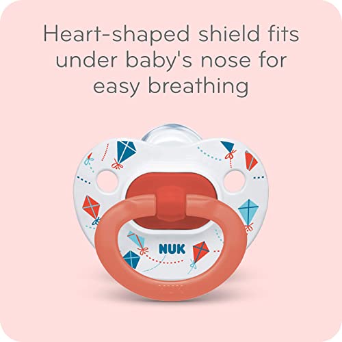 NUK Orthodontic Pacifiers, Blue, 18-36 Months, Pack of 2