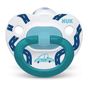 NUK Orthodontic Pacifiers, Blue, 18-36 Months, Pack of 2