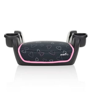 evenflo gotime no back booster car seat (amore pink)