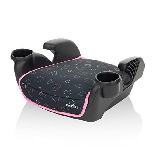 Evenflo GoTime No Back Booster Car Seat (Amore Pink)