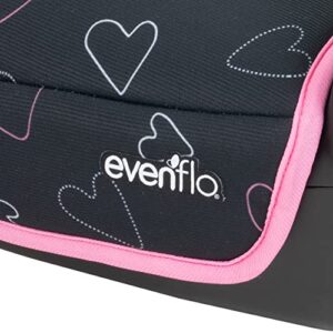 Evenflo GoTime No Back Booster Car Seat (Amore Pink)