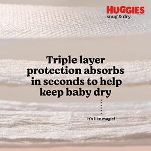 Huggies Snug & Dry Baby Diapers, Size 4, 180 Ct, One Month Supply