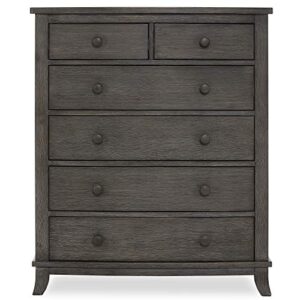 Evolur Signature Amsterdam Tall Chest in Smokey Brushed Grey