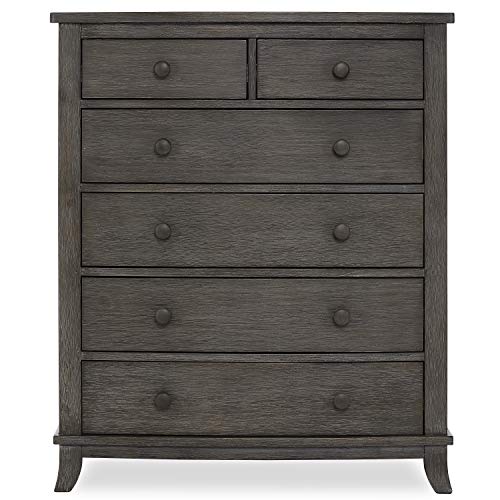 Evolur Signature Amsterdam Tall Chest in Smokey Brushed Grey