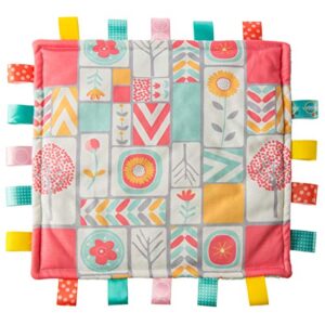 taggies original blanket, 12 x 12-inches, comfy color blocks