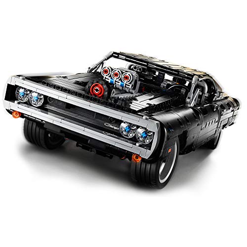 LEGO Technic Fast & Furious Dom's Dodge Charger 42111 Building Toy - Racing Car Model Building Kit, Iconic Movie Inspired Collector's Set, Gift Idea for Kids, Teens, and Adults Ages 10+