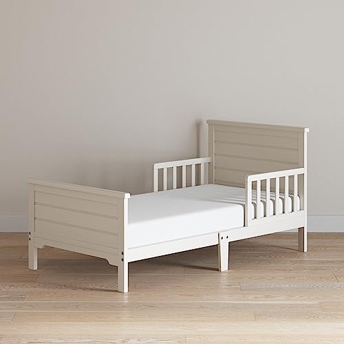 Forever Eclectic Woodland Flat Top Toddler Bed, Brushed Cotton