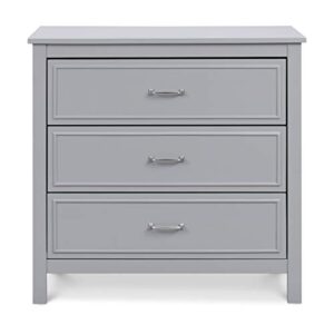 DaVinci Charlie 3-Drawer Dresser in Grey