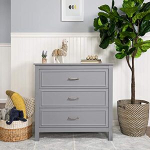 DaVinci Charlie 3-Drawer Dresser in Grey