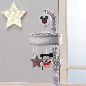 Lambs & Ivy Disney Baby Magical Mickey Mouse Musical Baby Crib Mobile - Gray